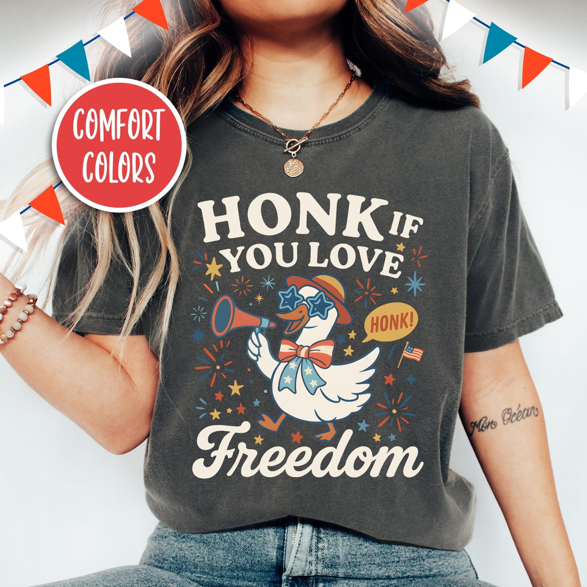 4th Of July Goose Shirt Funny Goose Shirt Sarcastic Goose Tee Goose ...