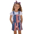 4th Of July Kids Overalls USA Patriotic 250th Anniversary Jumpsuits ...