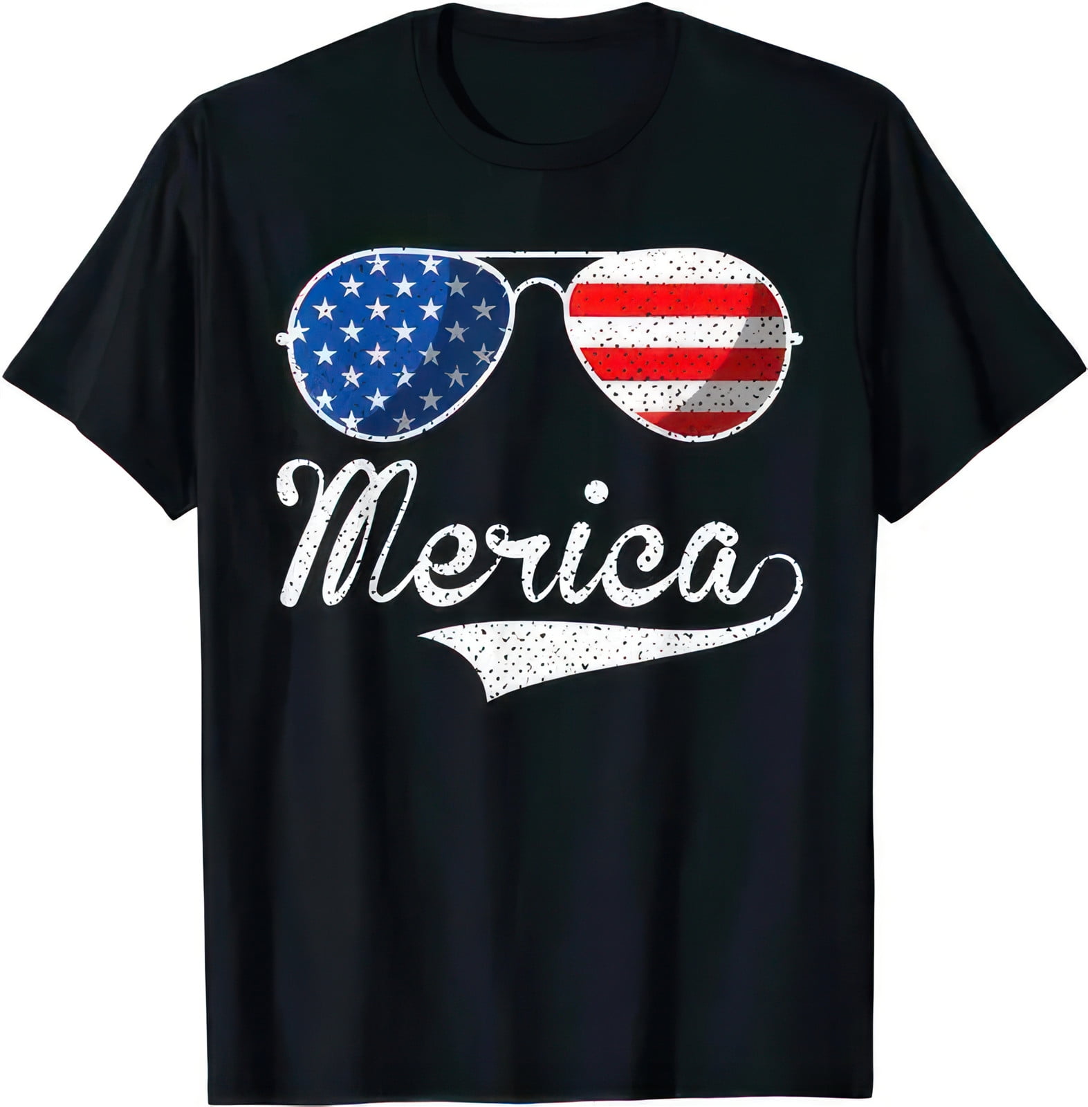 4th Of July Merica Shirts, Men Women American Flag Patriotic T-Shirt ...
