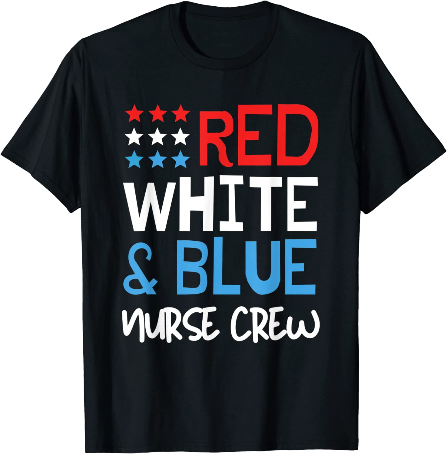 4th Of July Nurse Crew Scrub Tops Patriotic Nurses Matching T-Shirt ...