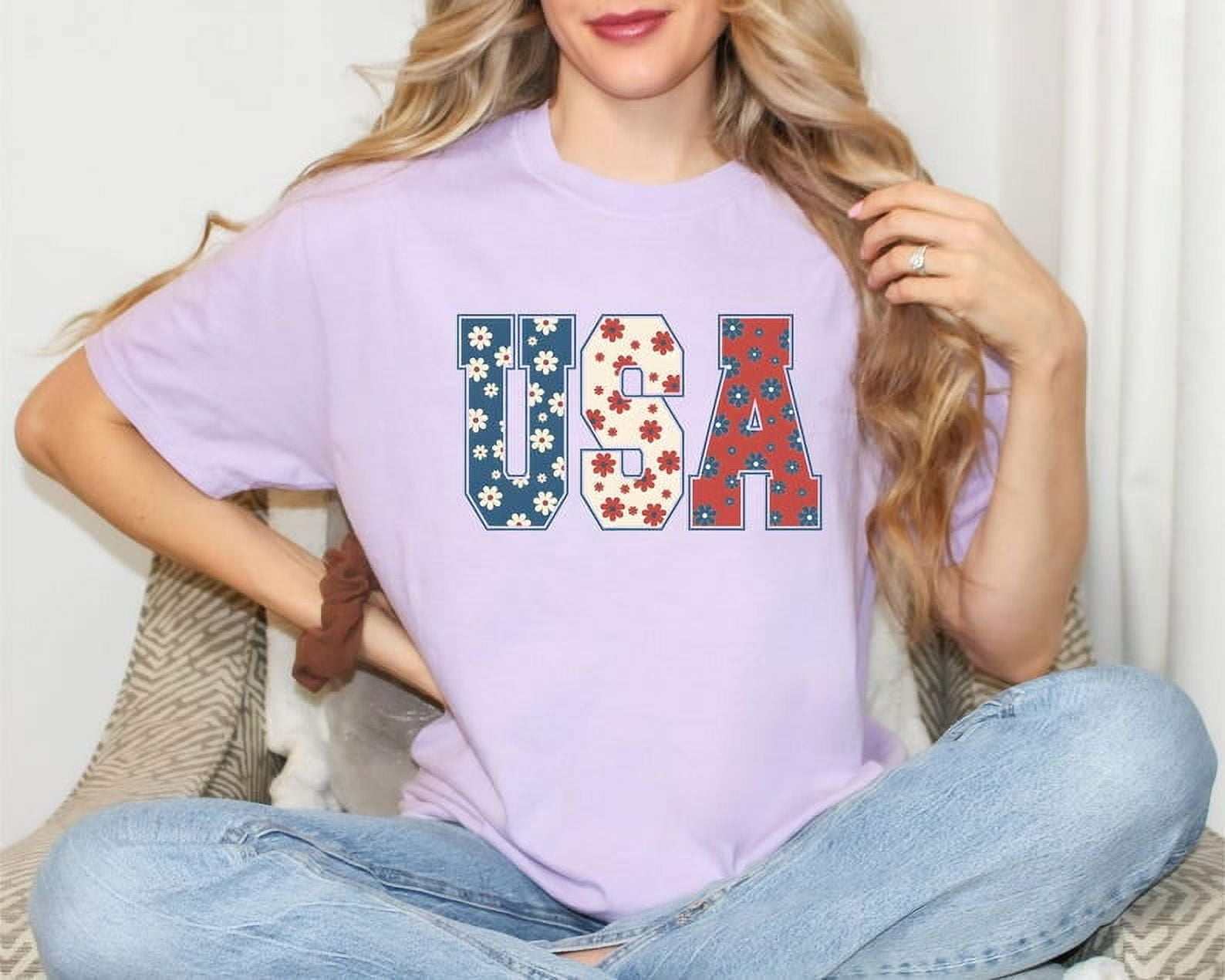 4th Of July Party T-shirt, America Fourth of July T-shirt, USA Flag T ...