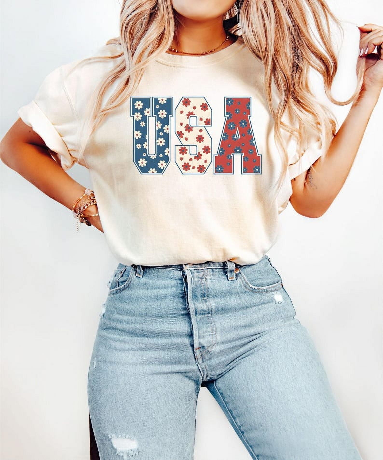 4th Of July Party T-shirt, America Fourth of July T-shirt, USA Flag T ...