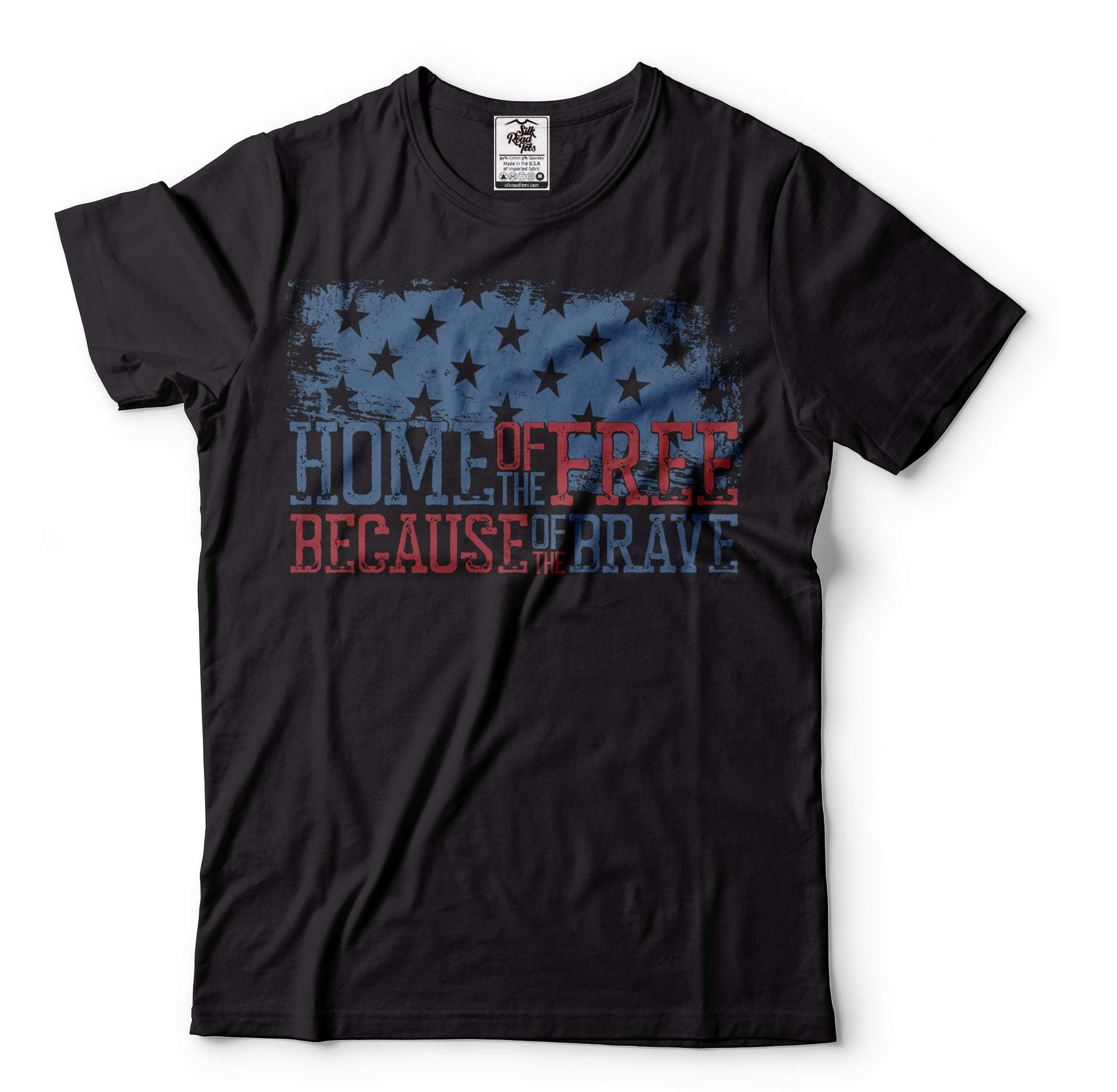 4th Of July Patriotic Shirt USA Patriotic Gifts Home Of The Free ...