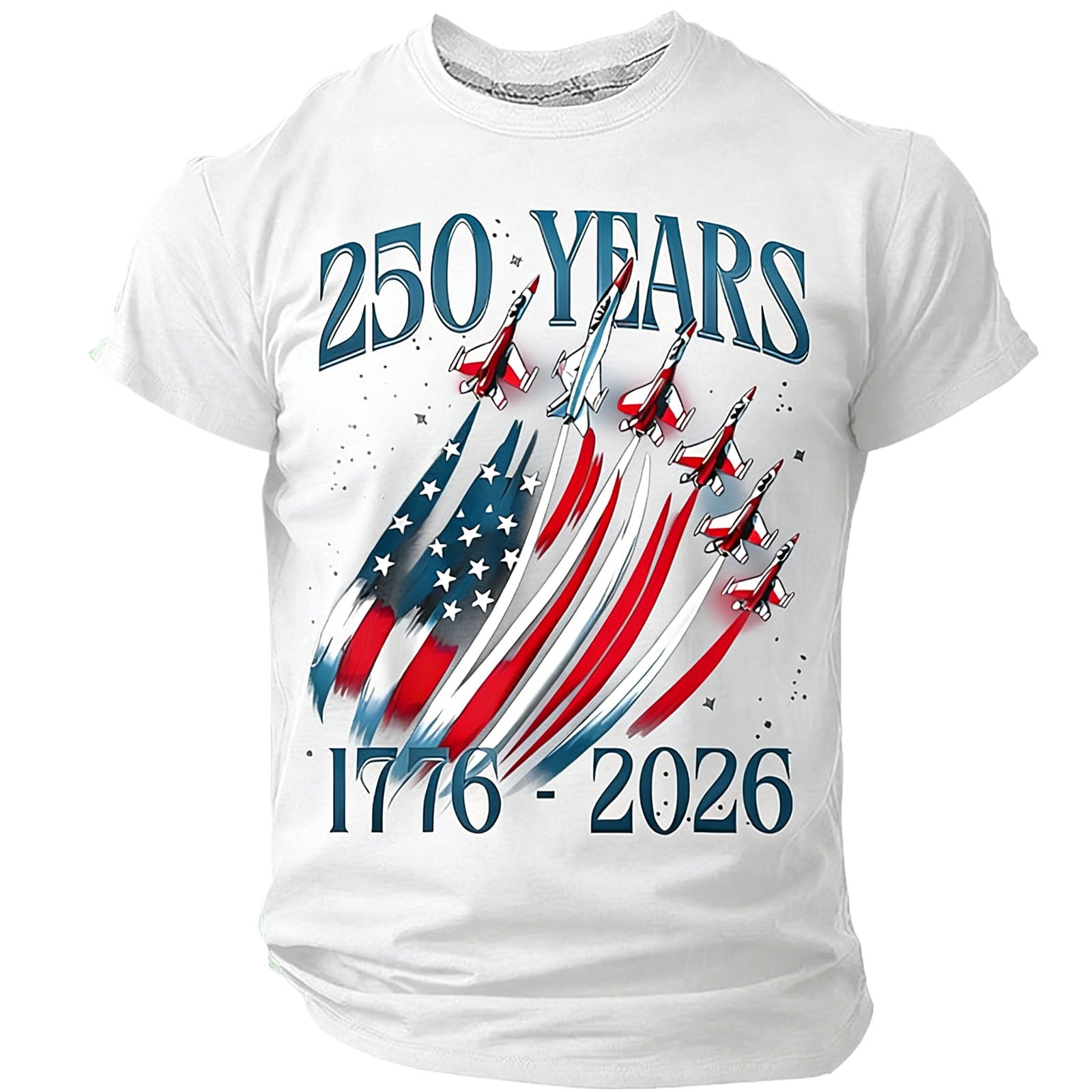 4th Of July Shirts for Men 1776-2026 250 Anniversary Usa Shirt Short ...