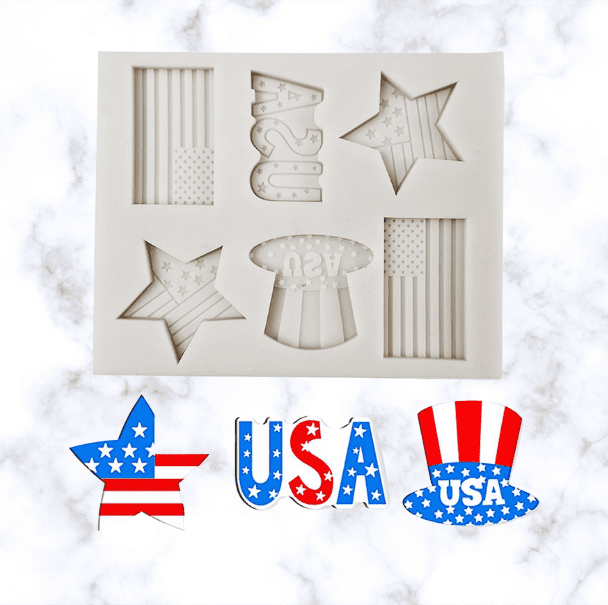 4th Of July Silicone Mold - Walmart.com