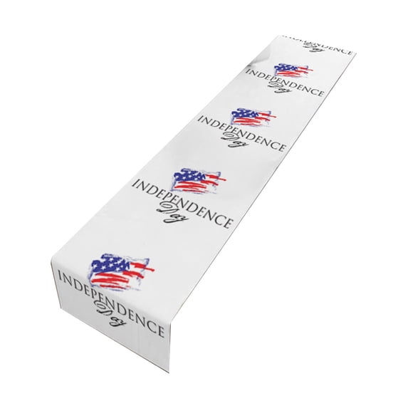 4th Of July Table Runner Independence Day Star Decor Polyester 13x71 ...