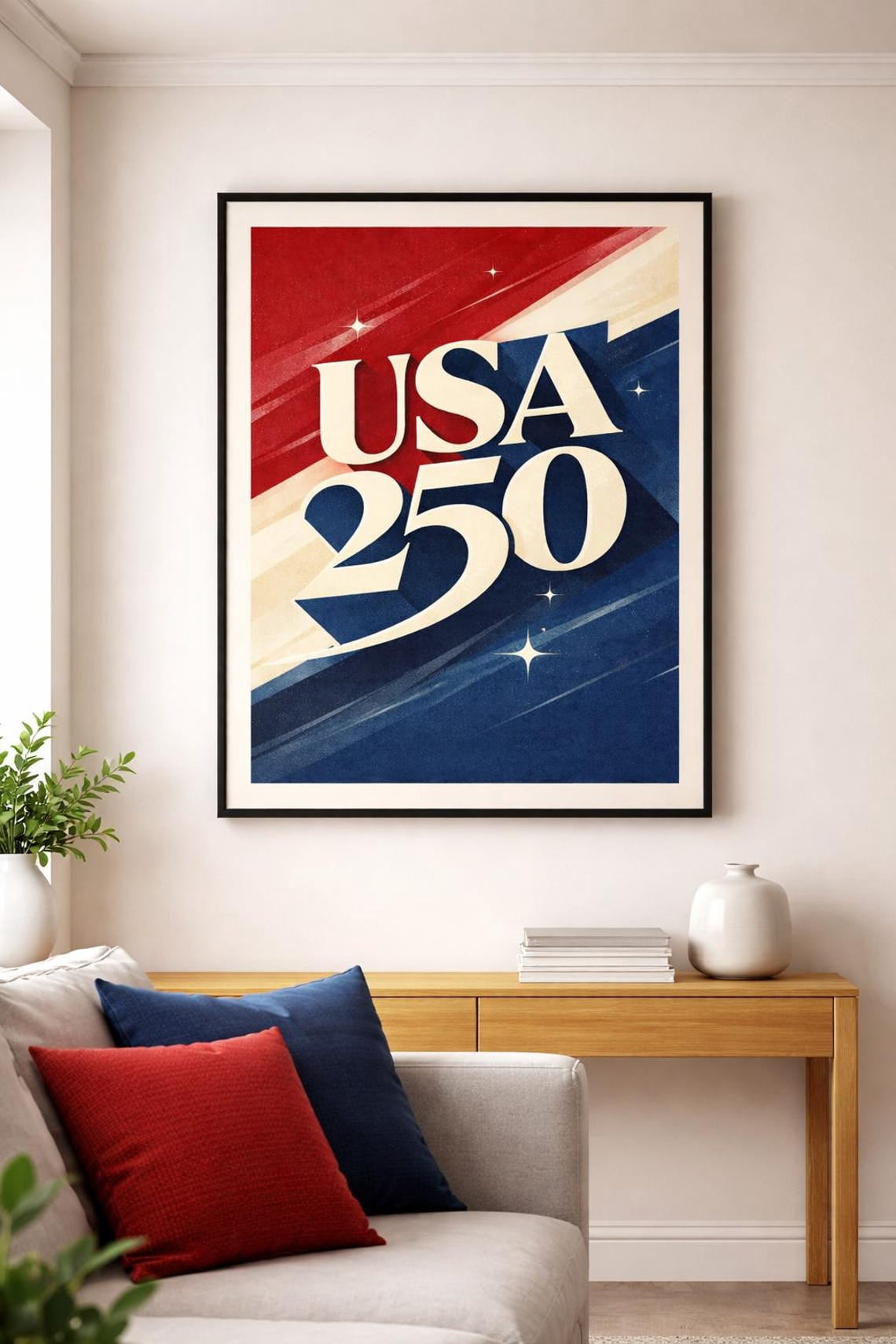 4th Of July USA 250 Wall Art Unframed Paper Print - Walmart.com