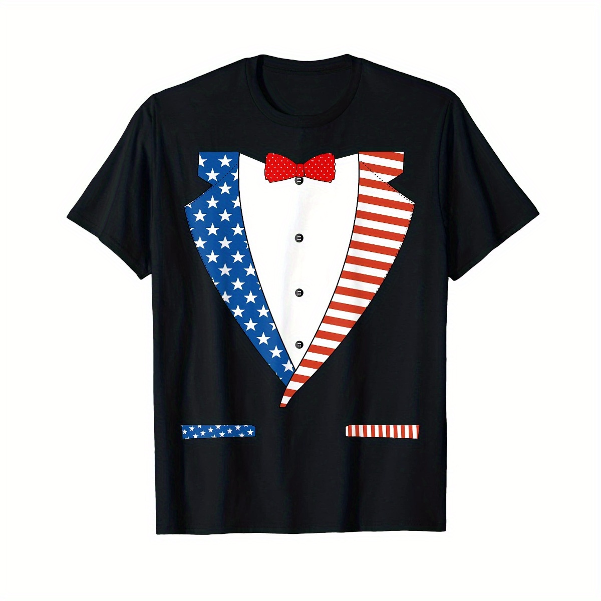 4th Of July Wedding Tuxedo Independence Day Tuxedo T-Shirt - Walmart.com