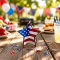 4th Of July Wooden Star Tabletop Ornament Patriotic Decoration for Home ...