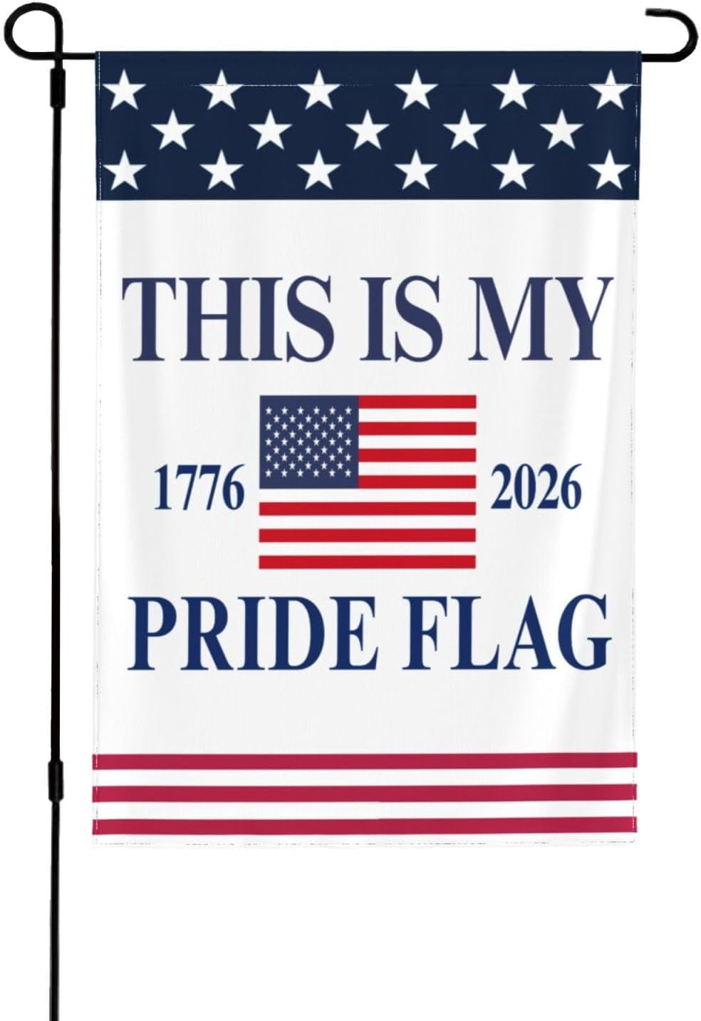 4th Of July flag This Is My Pride Flag 1776 2026 250th 12x18 Yard Sign ...