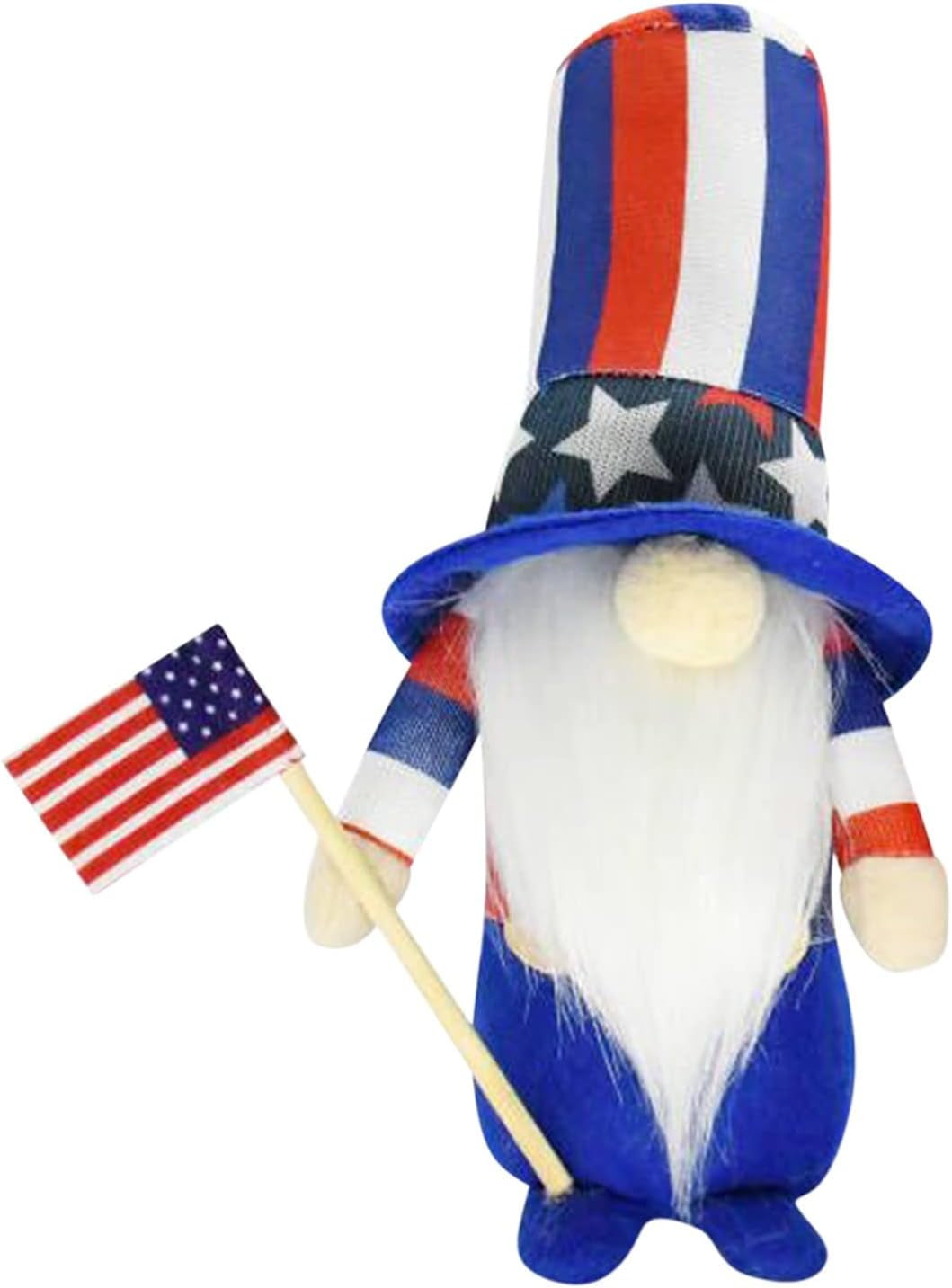 4th Patriotic Gnome, Independence Day Gnome, Red And Blue Gnome, Stars ...
