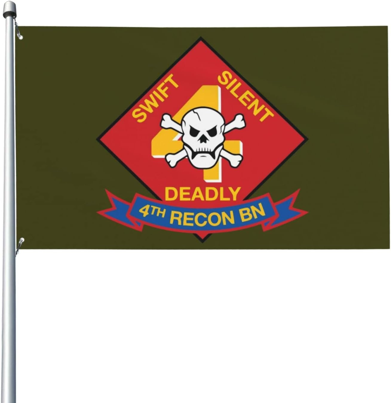 4th Reconnaissance Recon Battalion Garden Flag 3x5 Ft Decor Outdoor ...