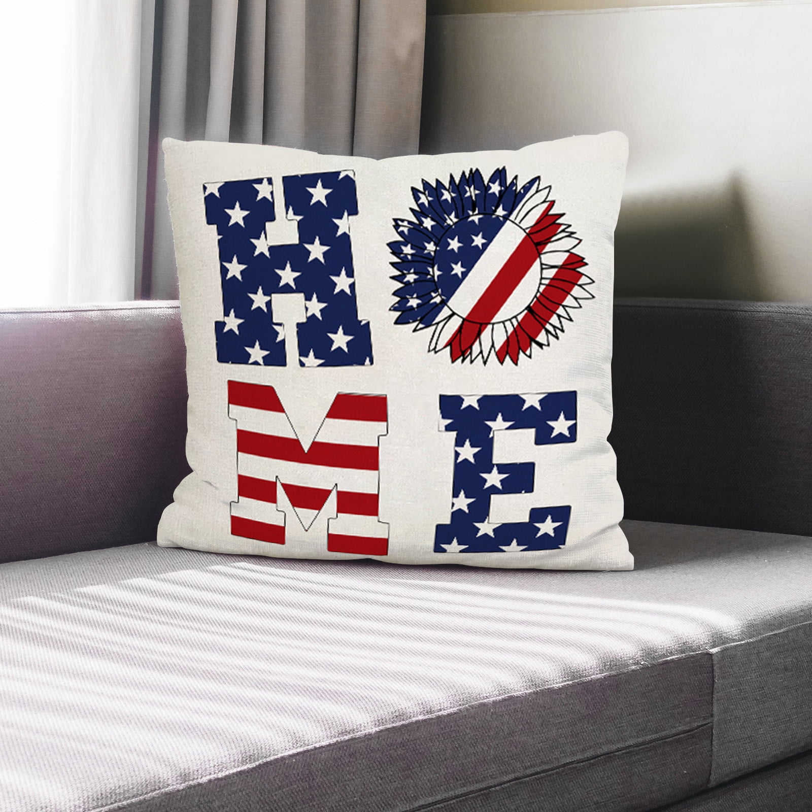 4th Throw Pillow Covers, July 4th Pillow Covers,4th Of July Cushion ...