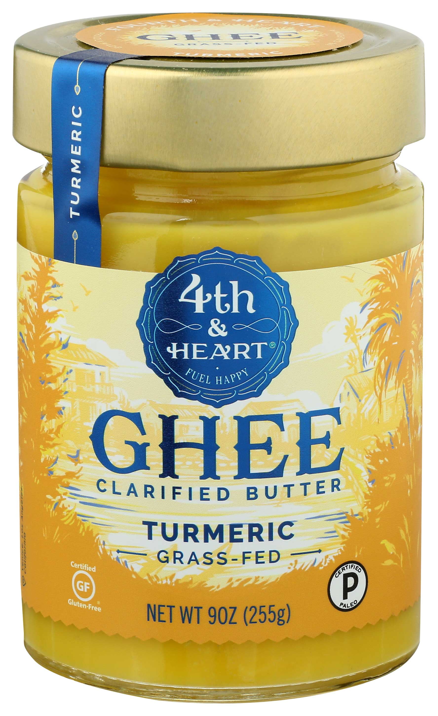 4th and Heart Grass Fed Turmeric Ghee, 9 Ounce -- 6 per case - Walmart.com