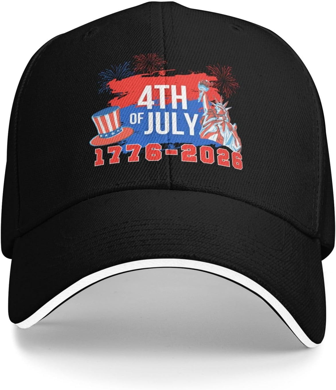 4th of July 1776 2026 America 250 Birthday Anniversary Hat Baseball Cap ...