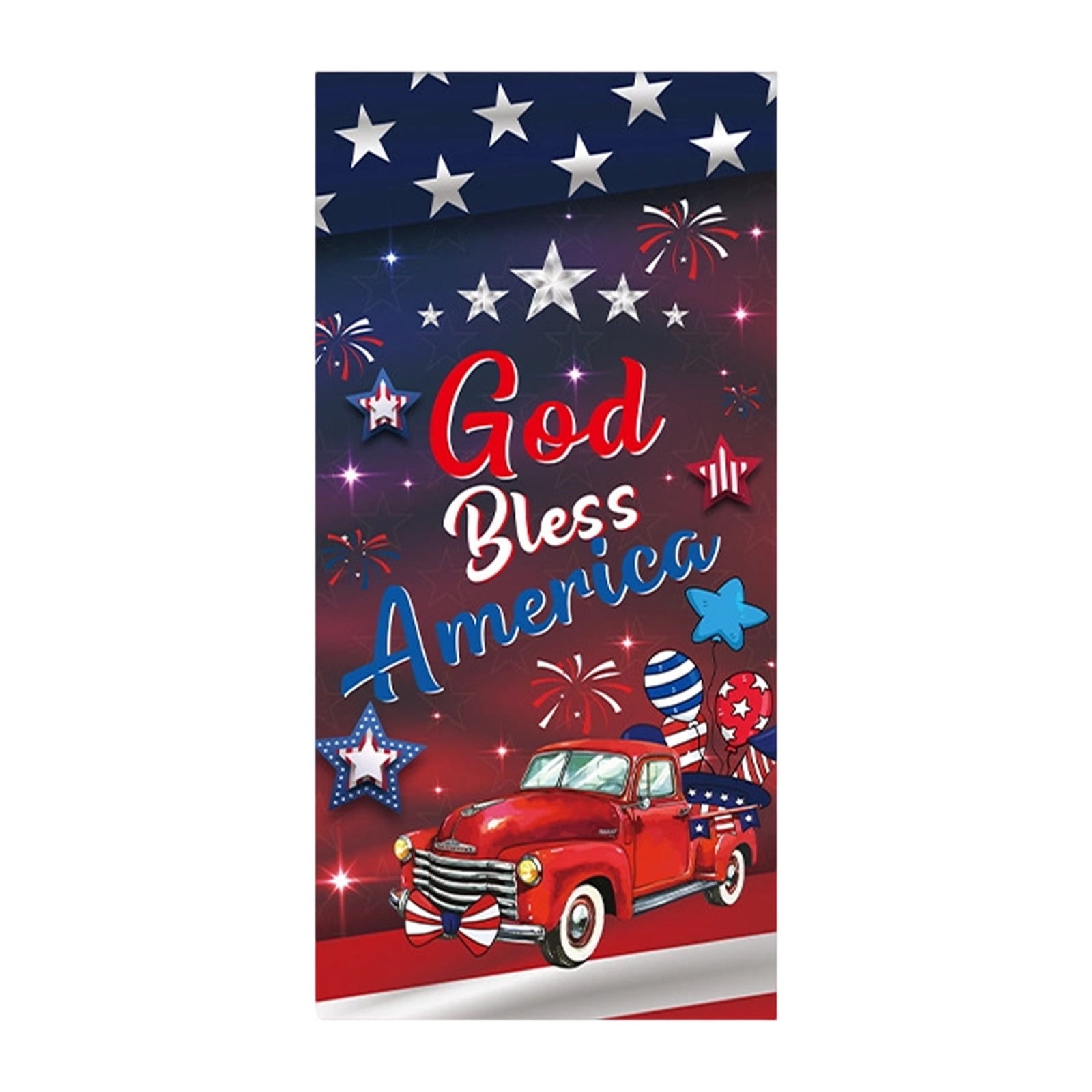 4th of July 250th Anniversary Patriotic Hanging Banner and Streamer ...