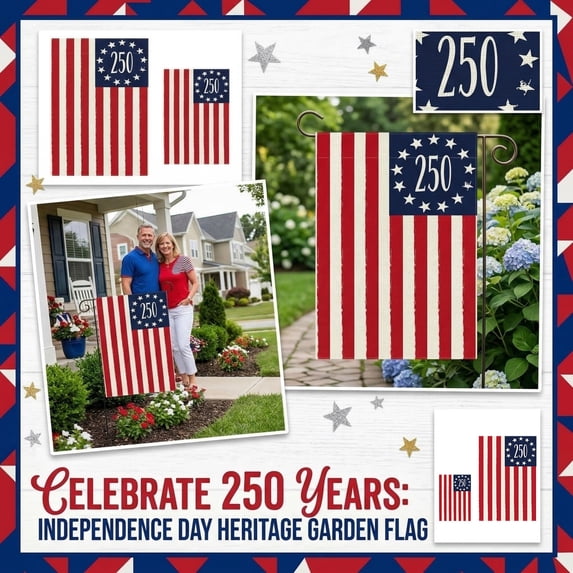 4th of July 250th Anniversary Vintage Betsy Ross American Flag, 250th ...