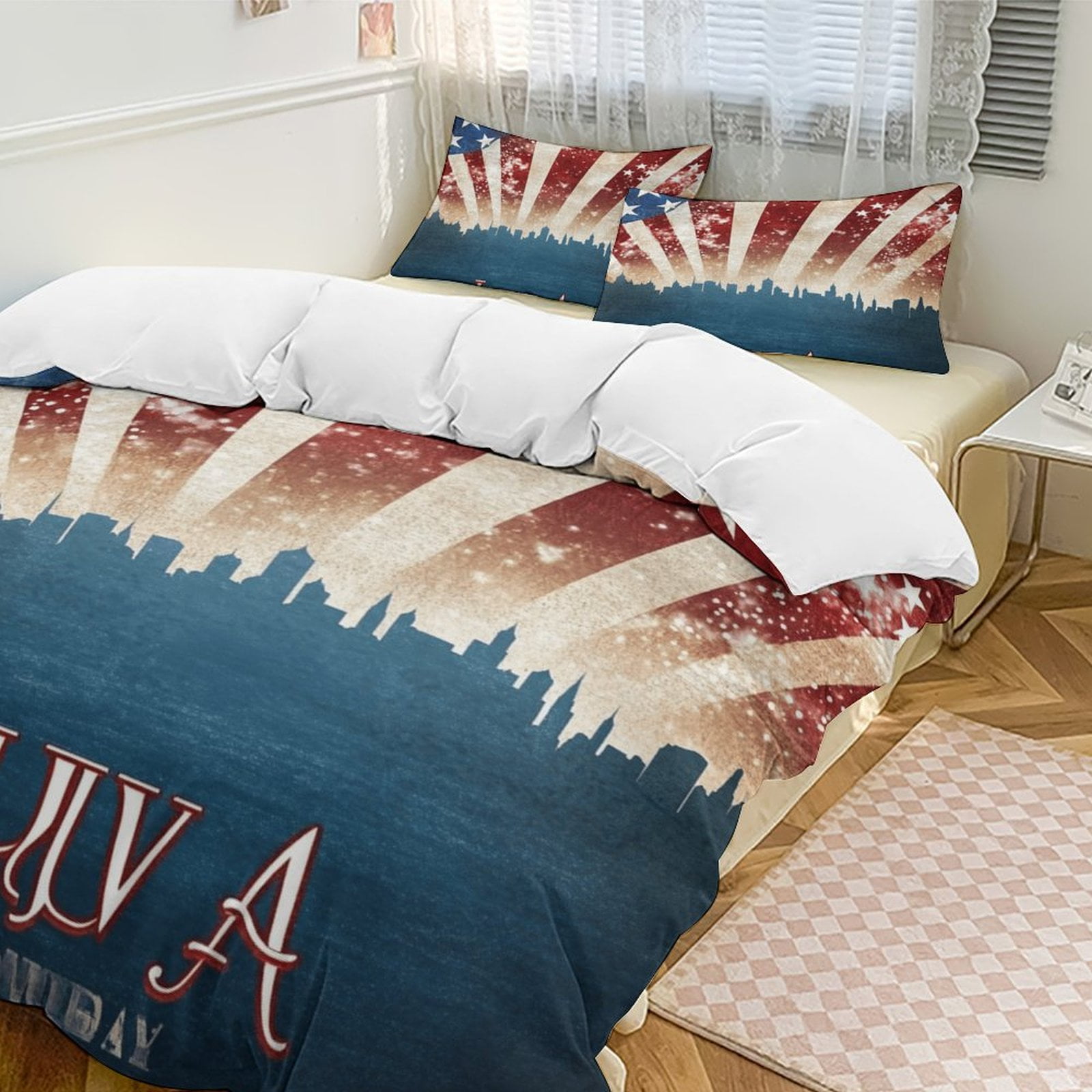 4th of July 3D Duvet Cover Set Quilt Cover Theme of Kid Boy Girl for ...