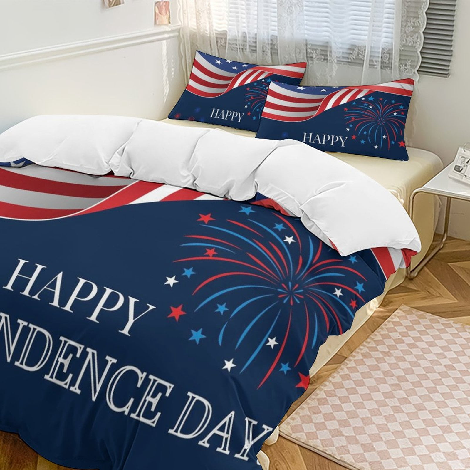 4th of July 3D Duvet Cover Set Quilt Cover Theme of Kid Boy Girl for ...