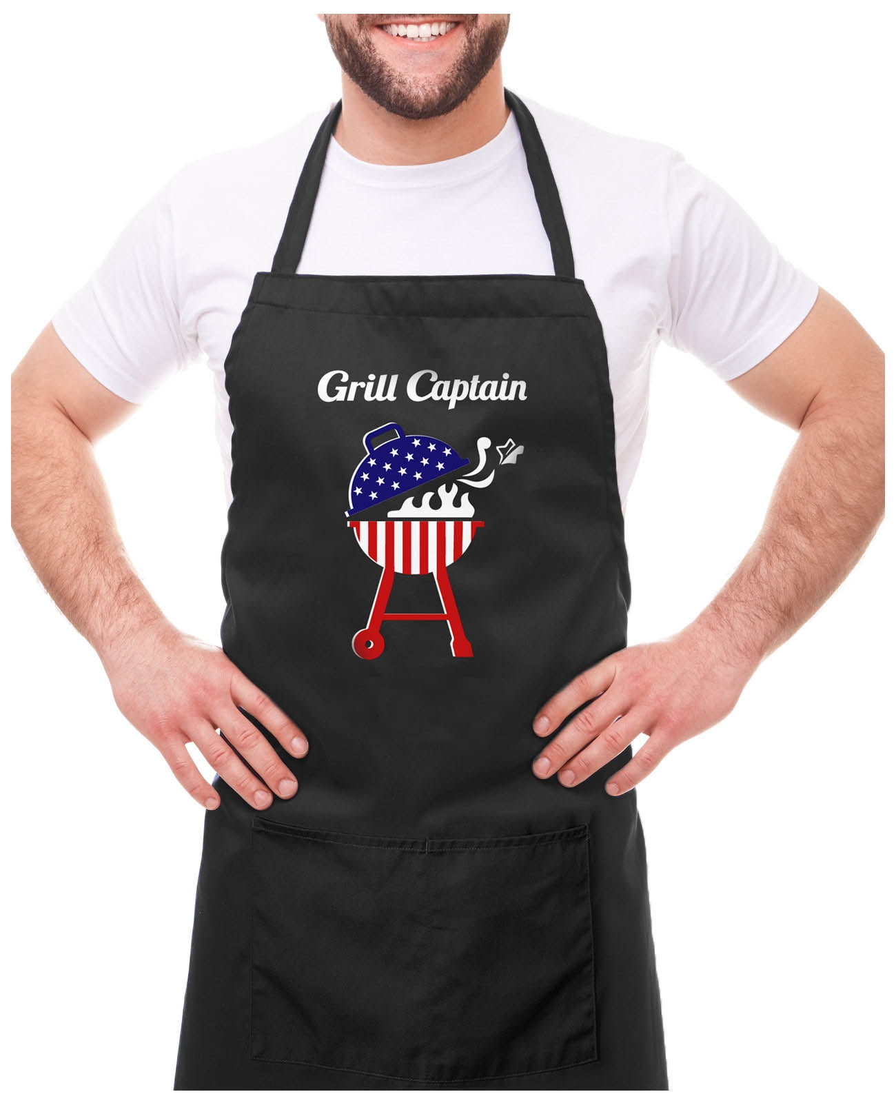 4th of July Aprons for Men Women American Flag Grilling BBQ Apron Apron ...