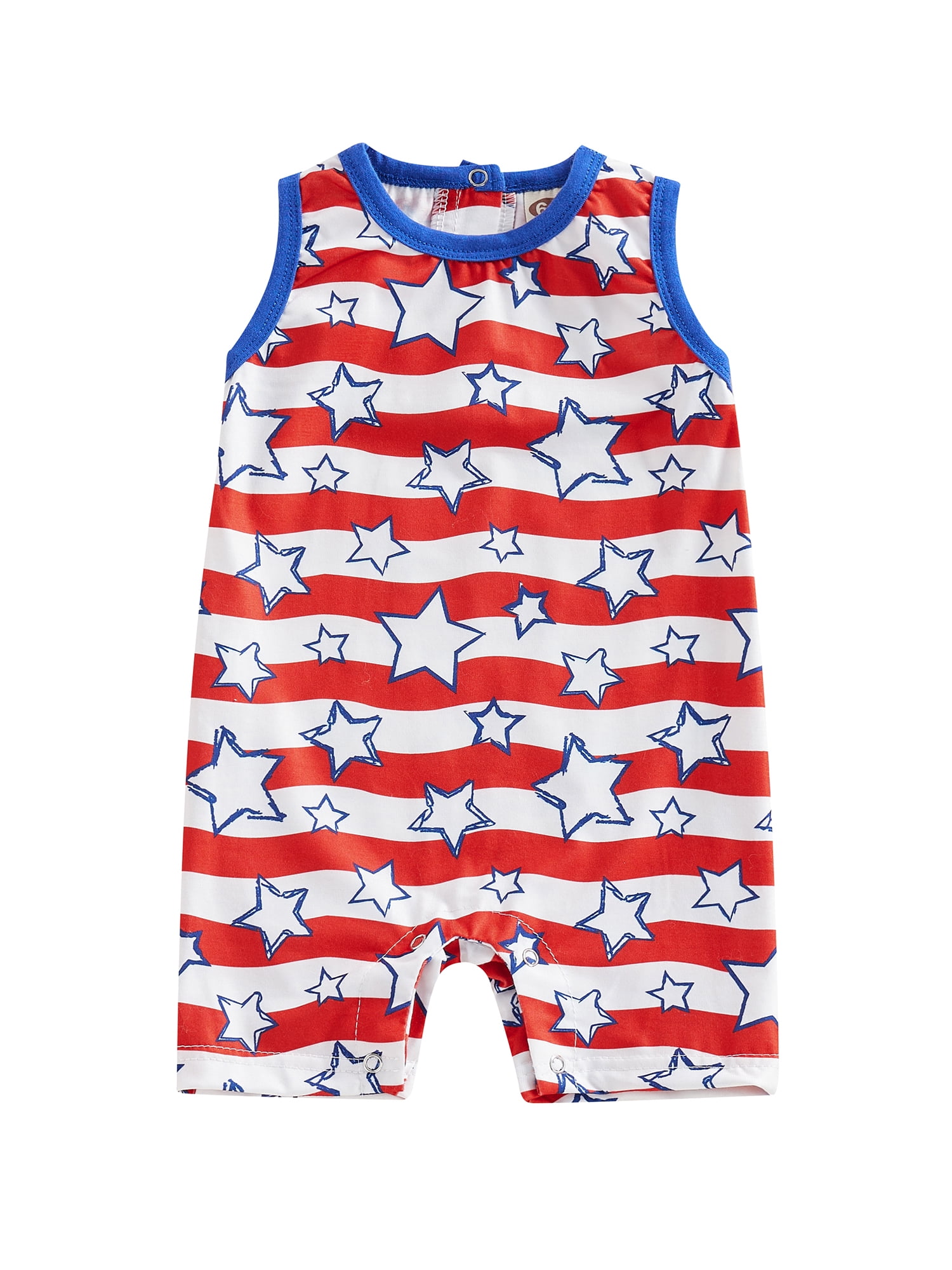 4th of July Baby Girl Boy Romper Clothes Independence Day Toddler ...
