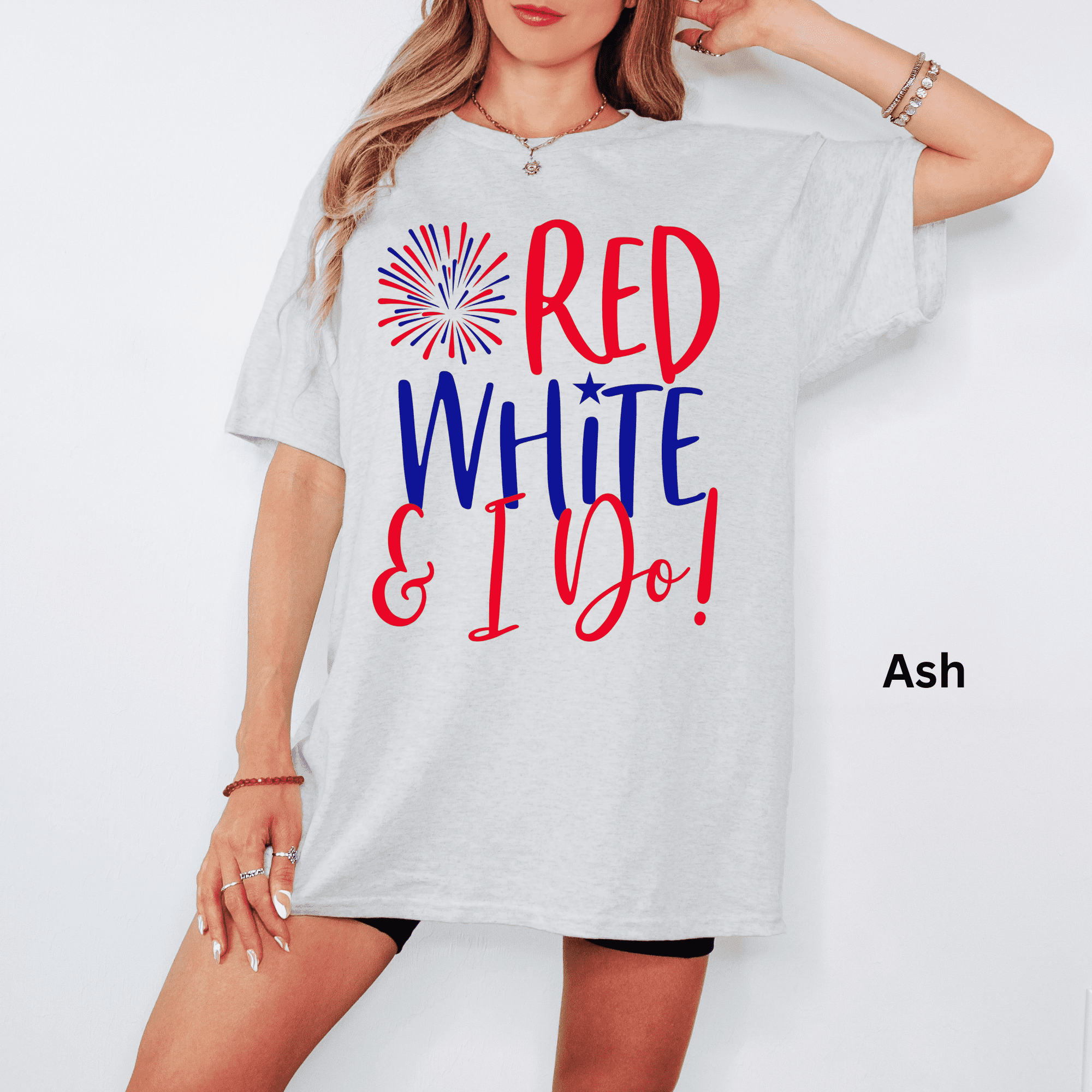 4th of July Bachelorette Party Shirts, Red White & I Do T-Shirt, Unisex ...