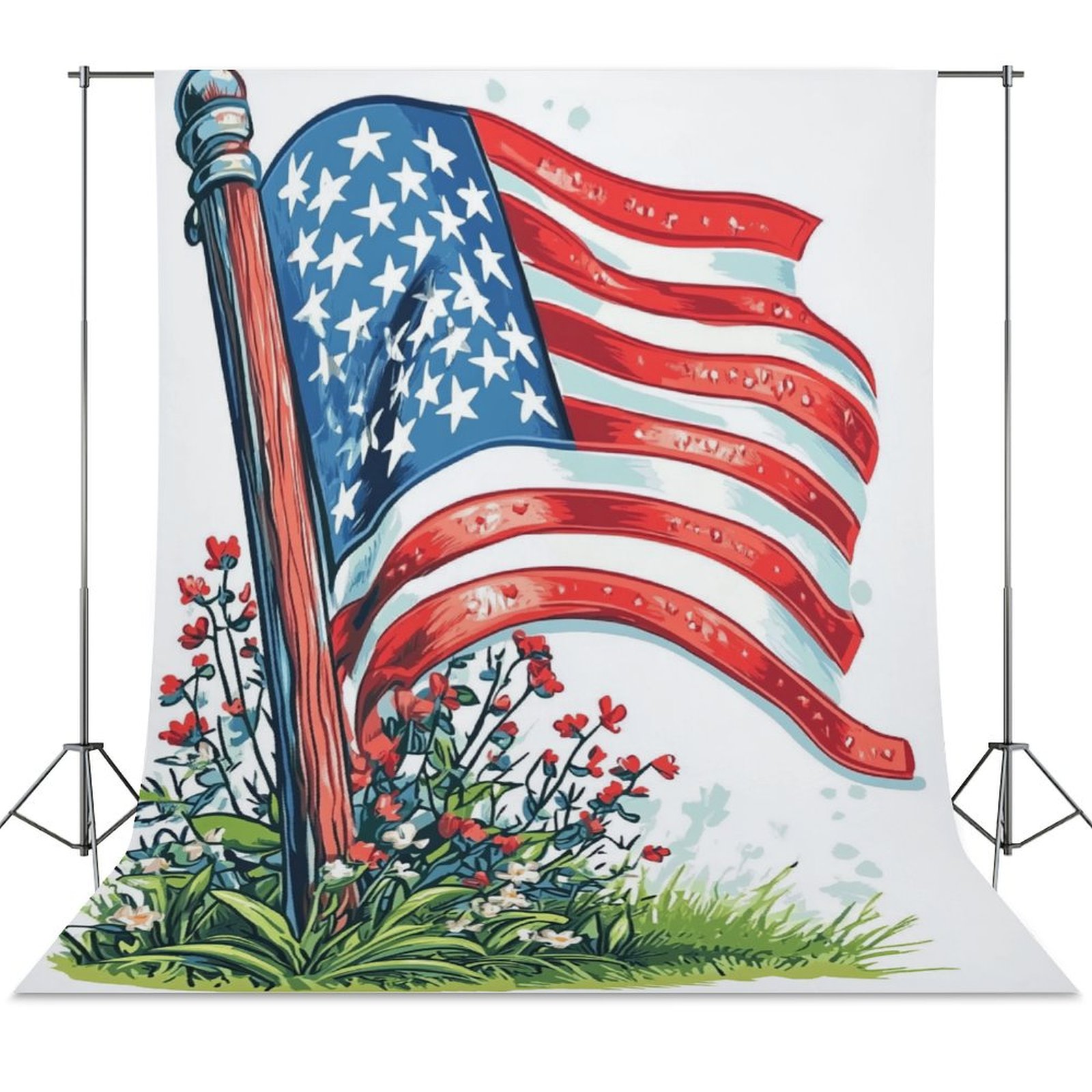 4th of July Backdrop Background for Photography Photo Booth Backdrop ...