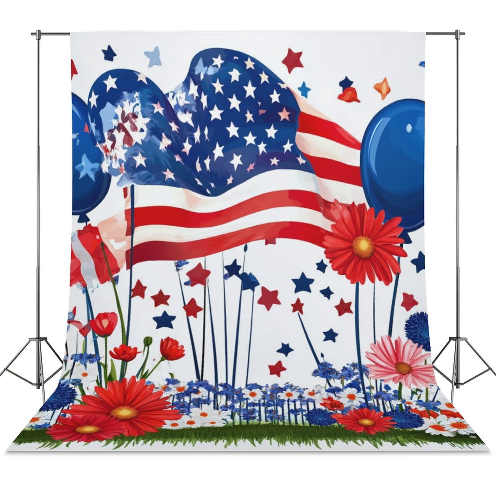 4th of July Backdrop Background for Photography Photo Booth Backdrop ...