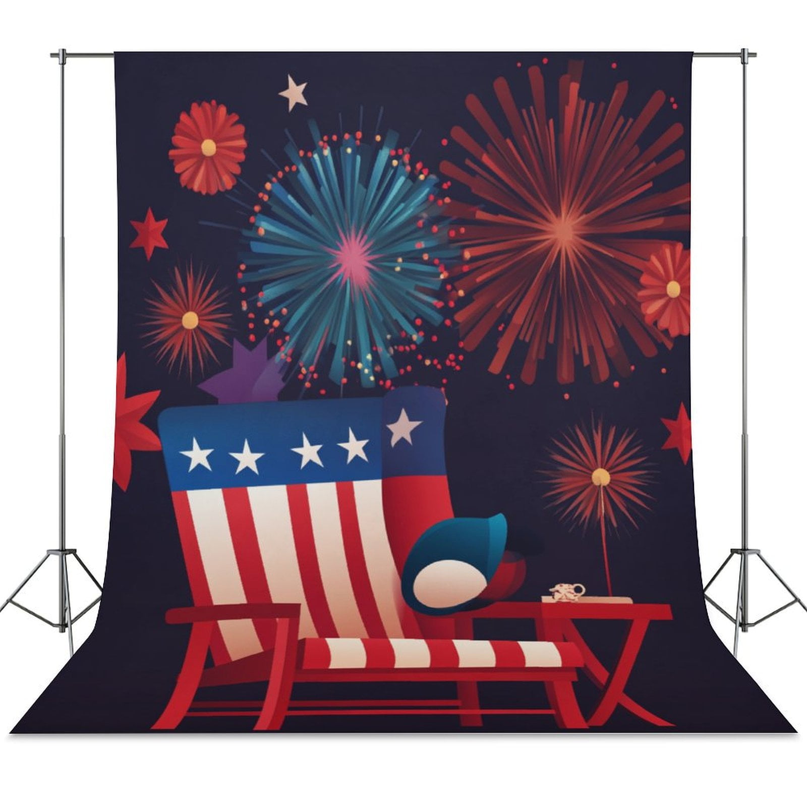 4th of July Backdrop Background for Photography Photo Booth Backdrop ...