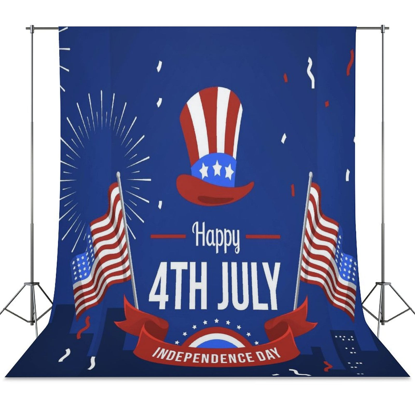 4th of July Backdrop Background for Photography Photo Booth Backdrop ...