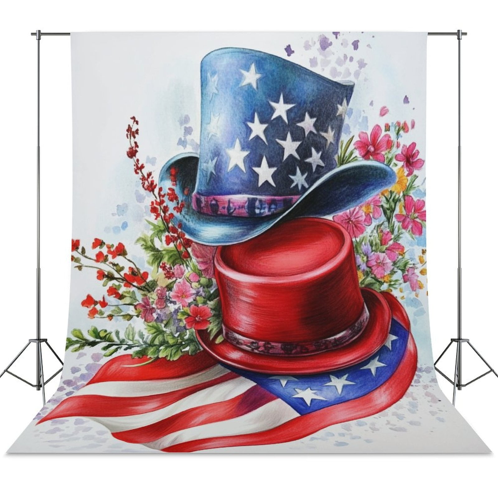 4th of July Backdrop Background for Photography Photo Booth Backdrop ...