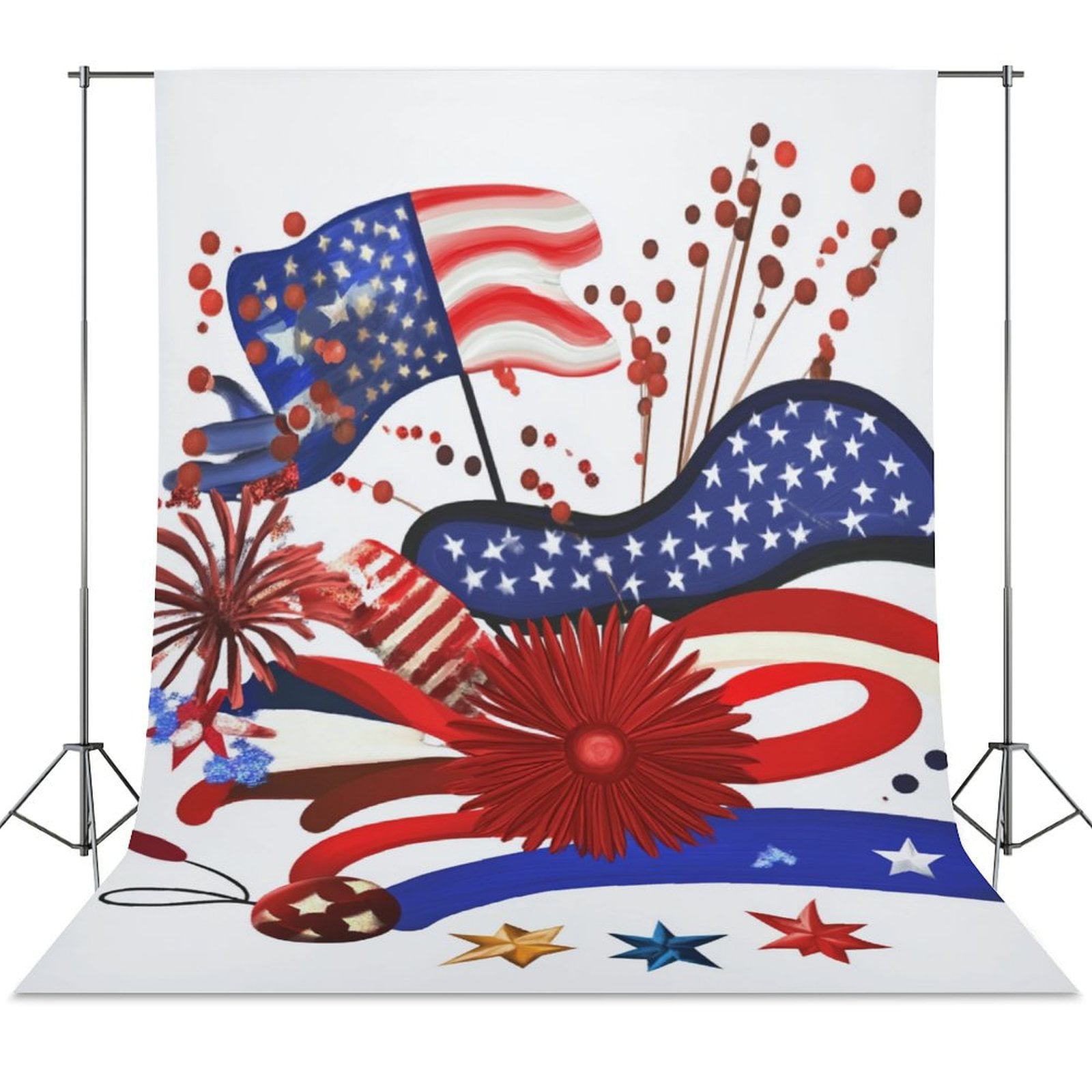 4th of July Backdrop Background for Photography Photo Booth Backdrop ...