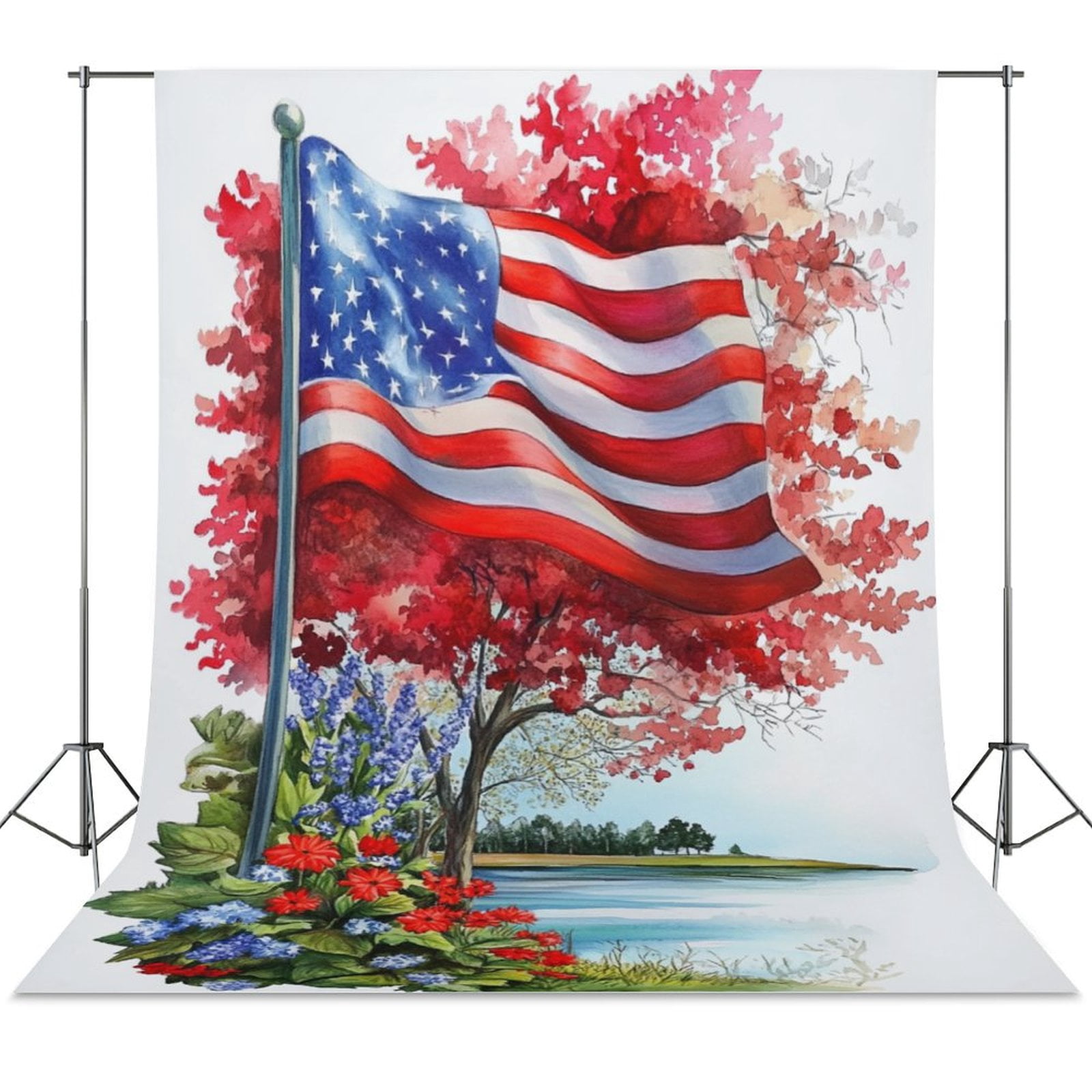 4th of July Backdrops for Photography Kids Adult Photo Booth Video ...