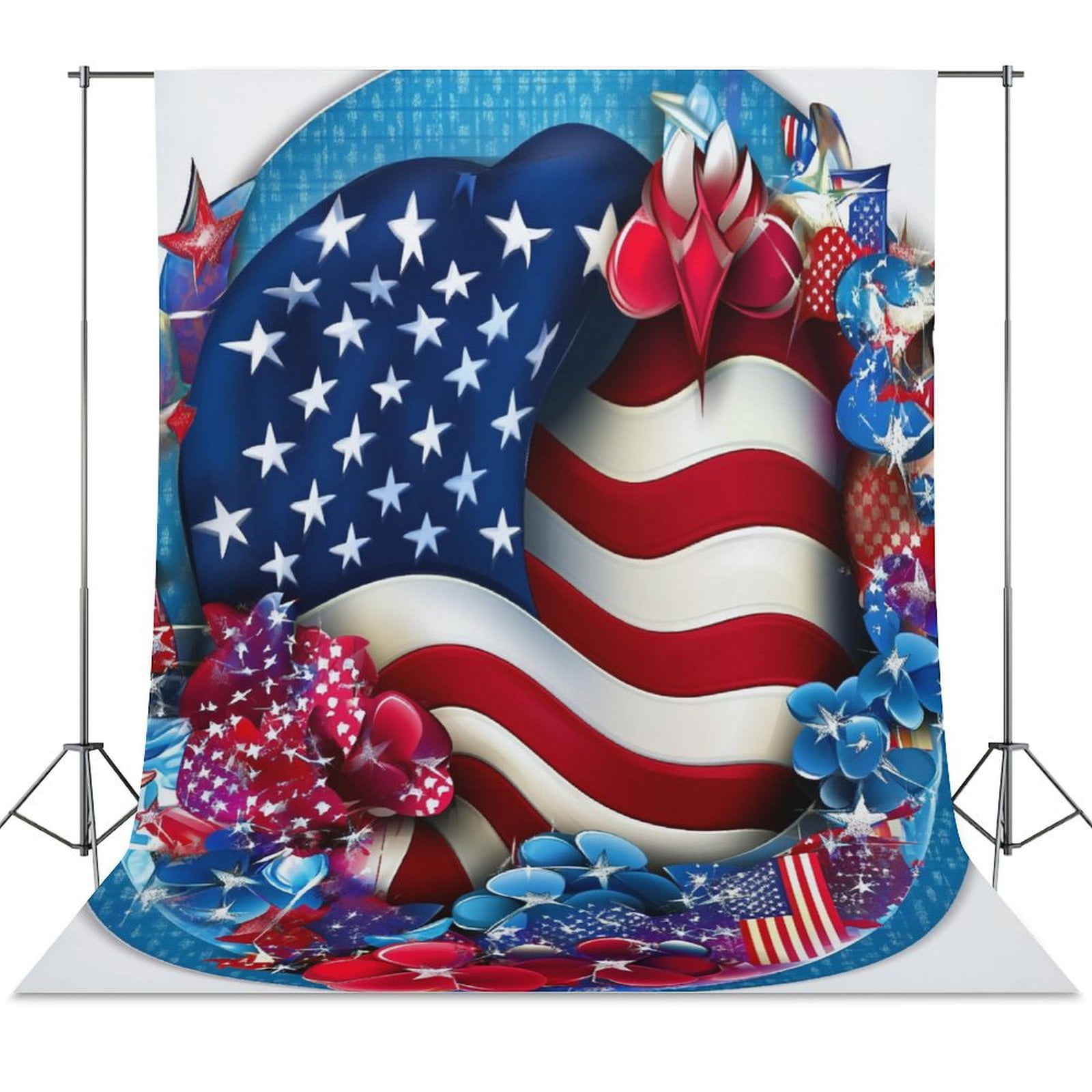 4th of July Backdrops for Photography Kids Adult Photo Booth Video ...