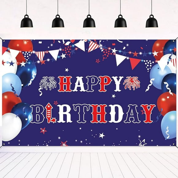 Happy Birthday Red White Blue