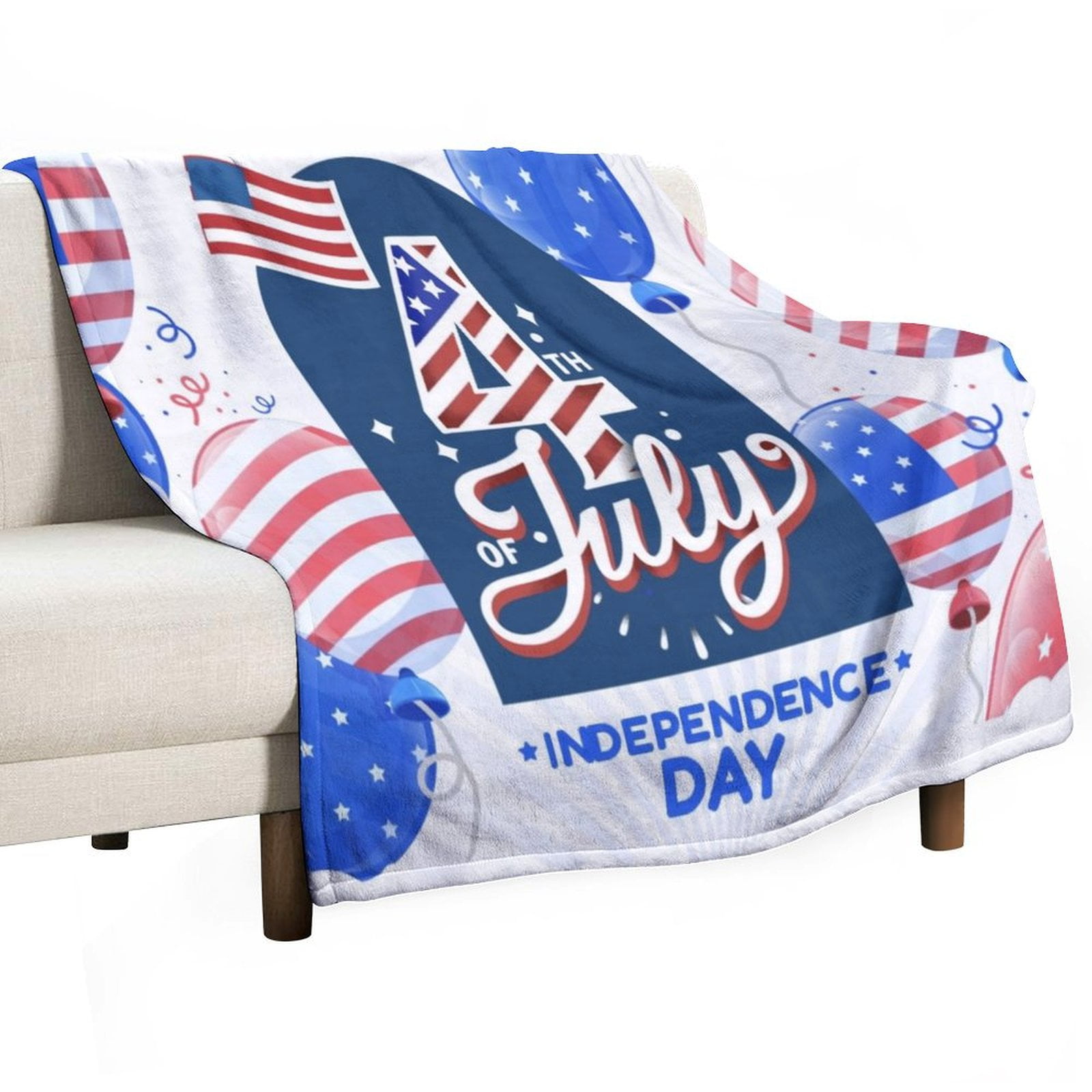 4th of July Blanket for Bed Throw Blanket for Women, Men And Super Soft ...