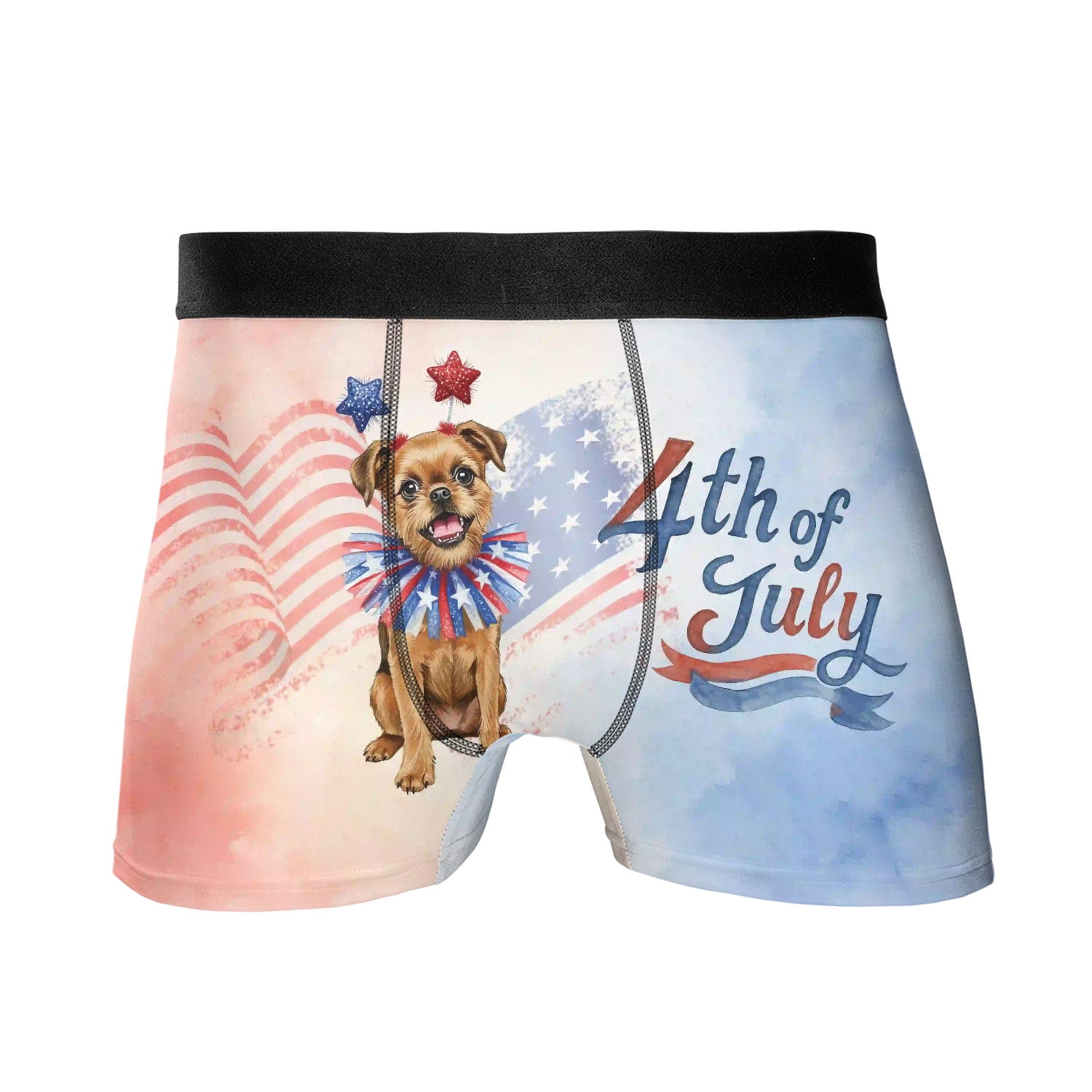 4th of July Brussels Griffon Celebrates Independence Day All Over Print ...