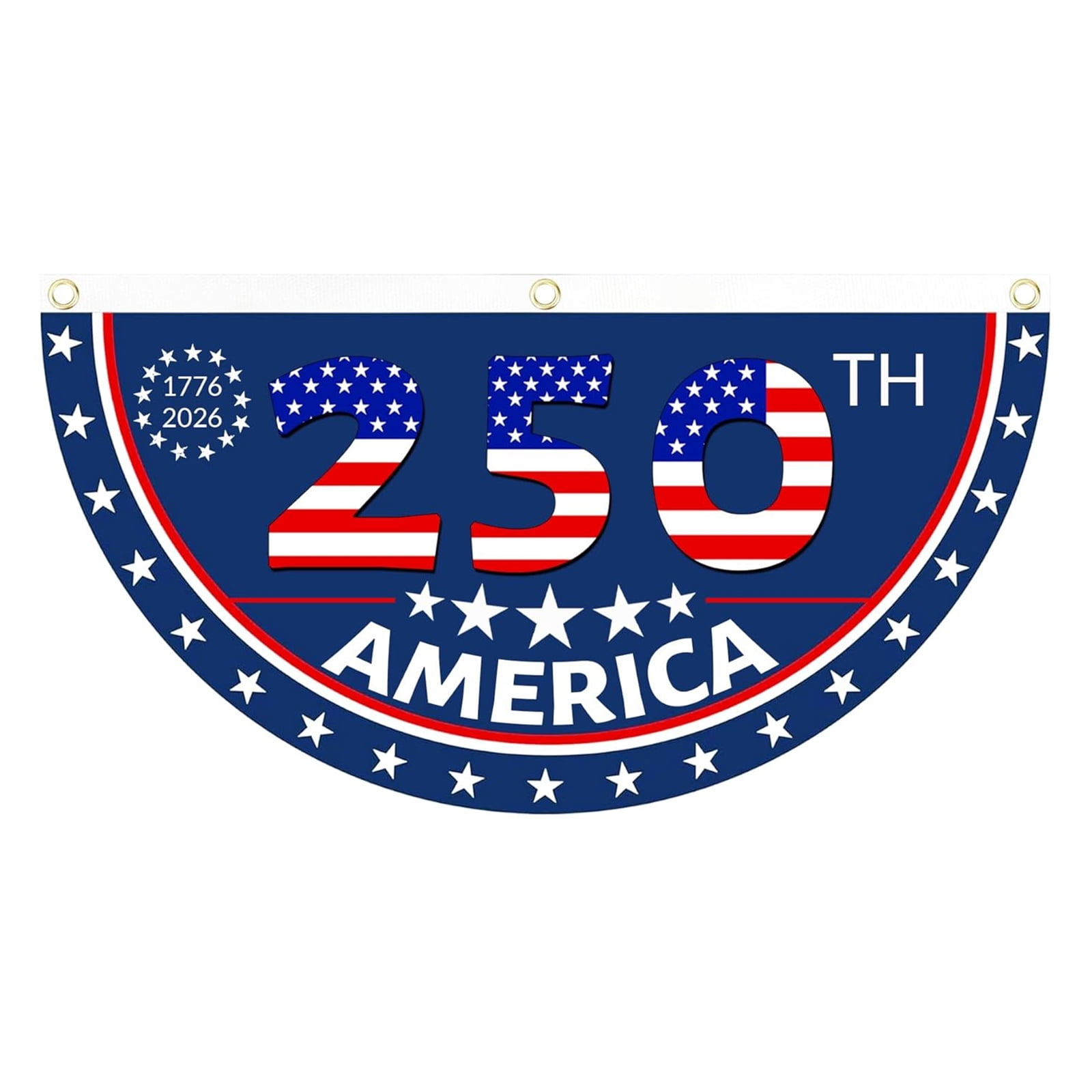 4th of July Bunting Flag Fan Flag E,Independence Day Swallowtail Garden ...