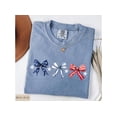 4th of July Coquette Bow Shirt Patriotic Shirt American Flag Shirt USA ...