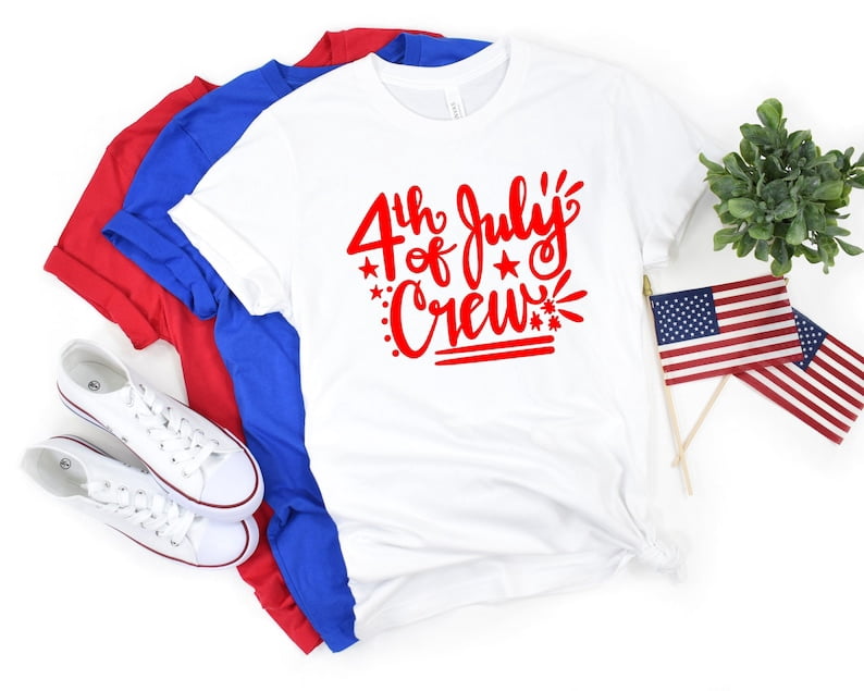 4th of July Crew 2022 Shirt, Patriotic Family Shirts, Memorial Day ...