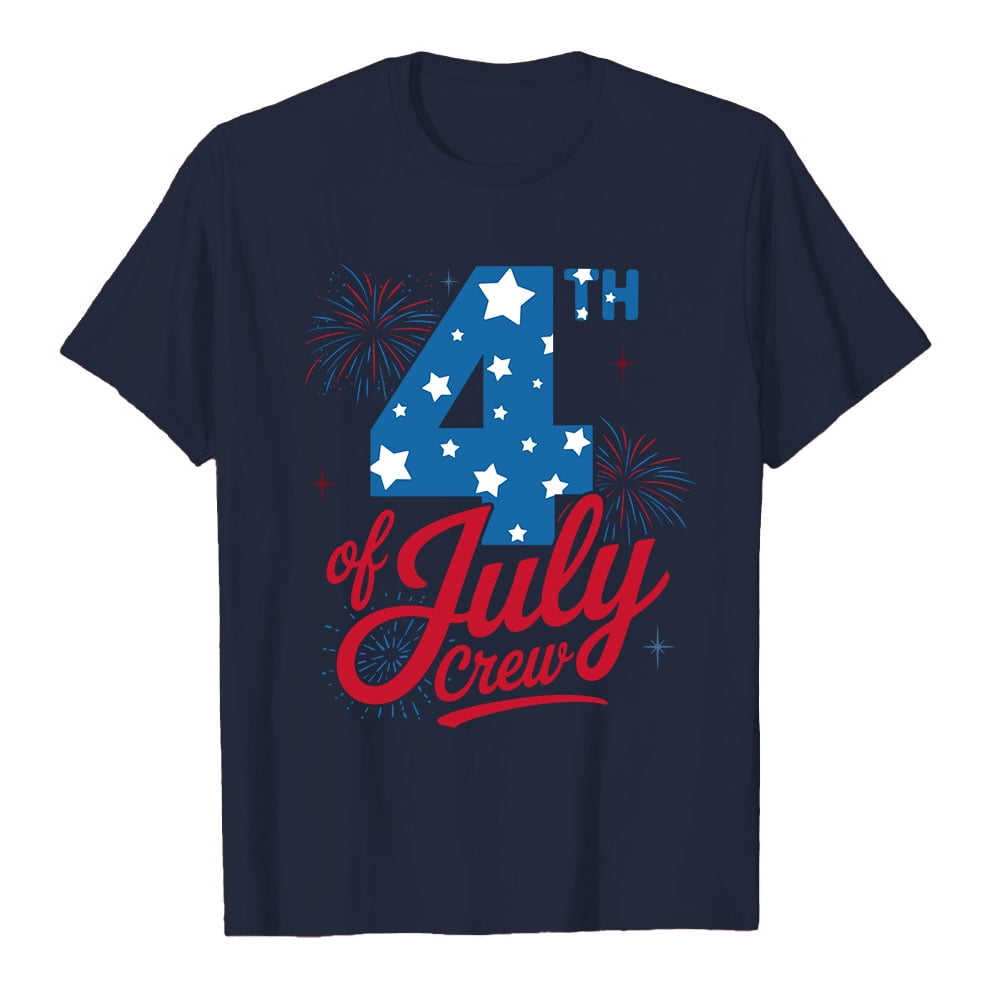 4th of July Crew Matching Family Outfits Men Women Kids Fun Shirt ...