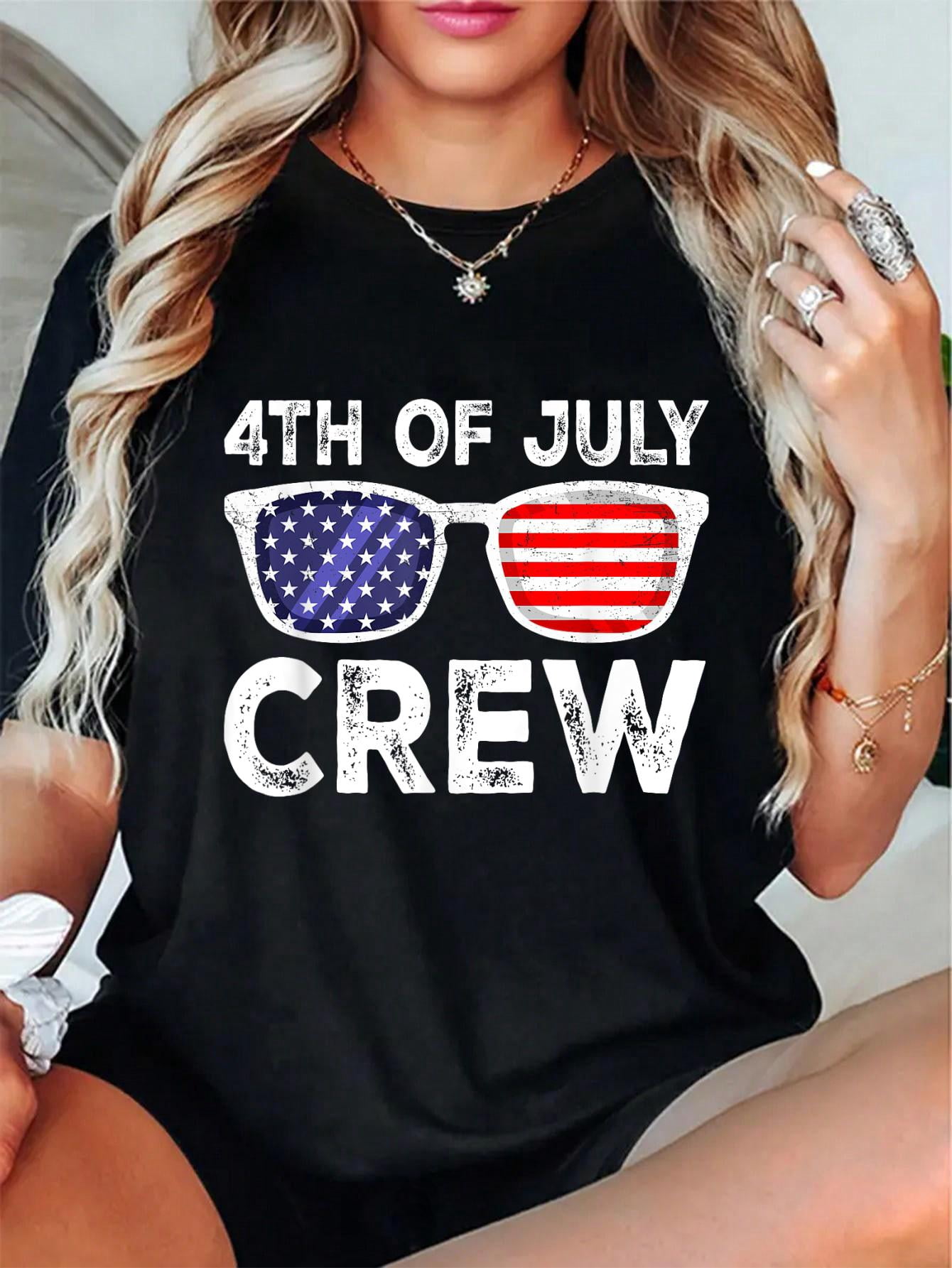 4th of July Crew Matching Family Outfits Men Women T-Shirt - Walmart.com