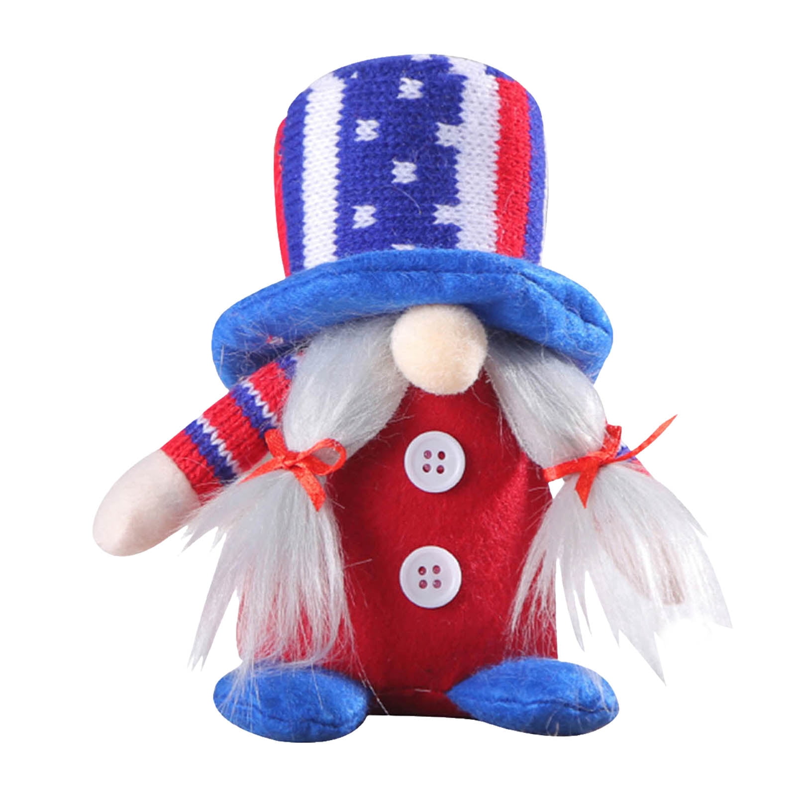 4th of July Decor, Memorial Day Decorations, Patriotic Plush Gnomes for ...