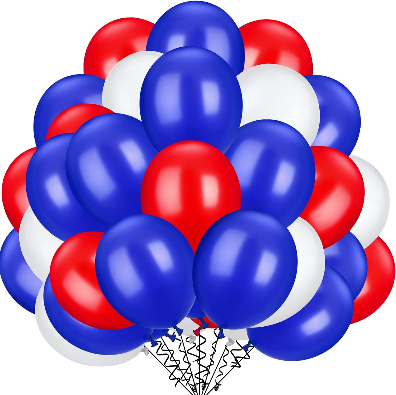 4th of July Decoration Patriotic Party Supplies Red White and Blue ...