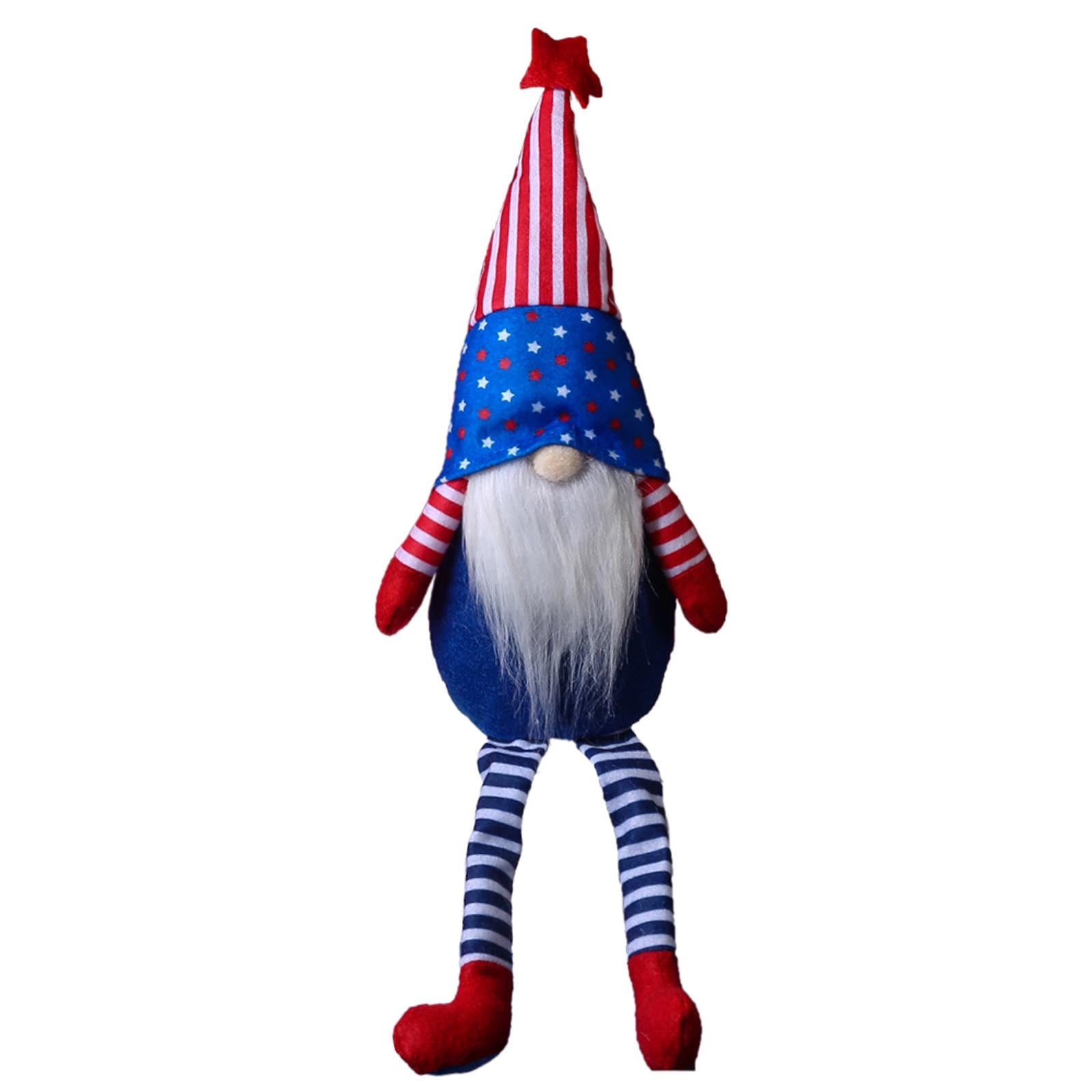 4th of July Decorations 2024! FNYOXU American Independence Day Faceless Doll Dwarf Gnome Plush ...