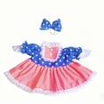 4th of July Decorations, Independence Day Bow Lace Edges Dress Costumes ...