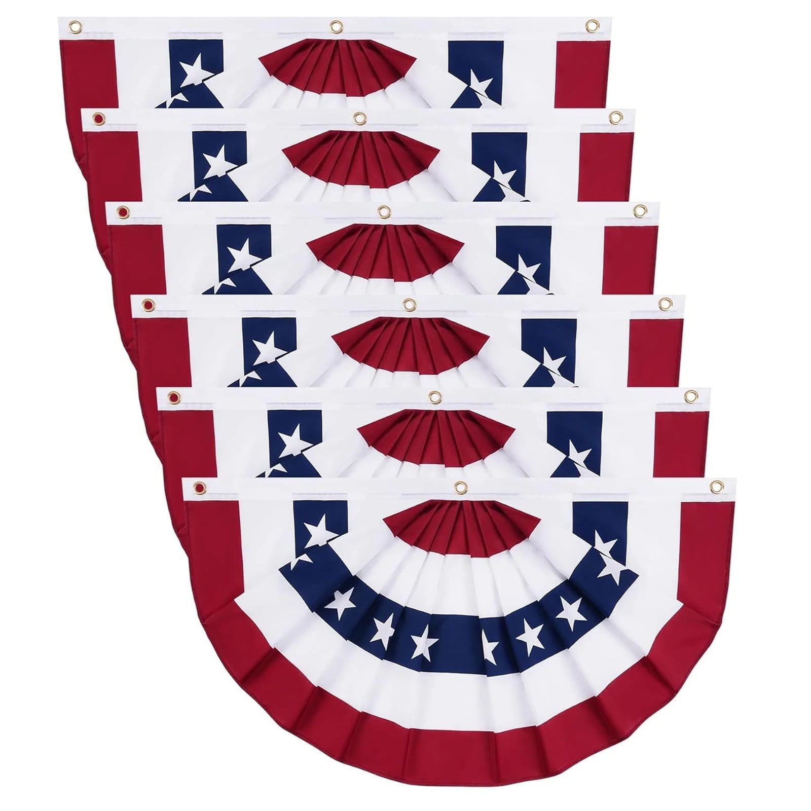 4th of July Decorations Memorial Day American flags Bunting Flags ...