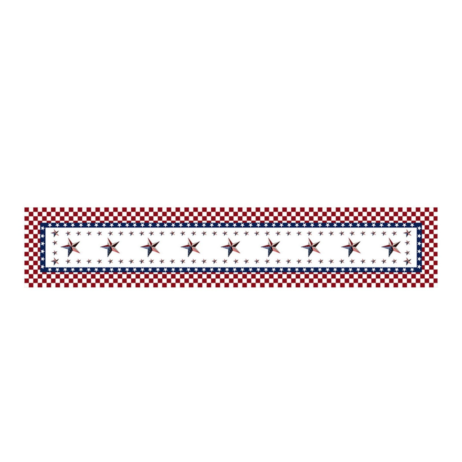4th of July Decorations Table Runner 14x71 Inch - Linen Print Patriotic ...
