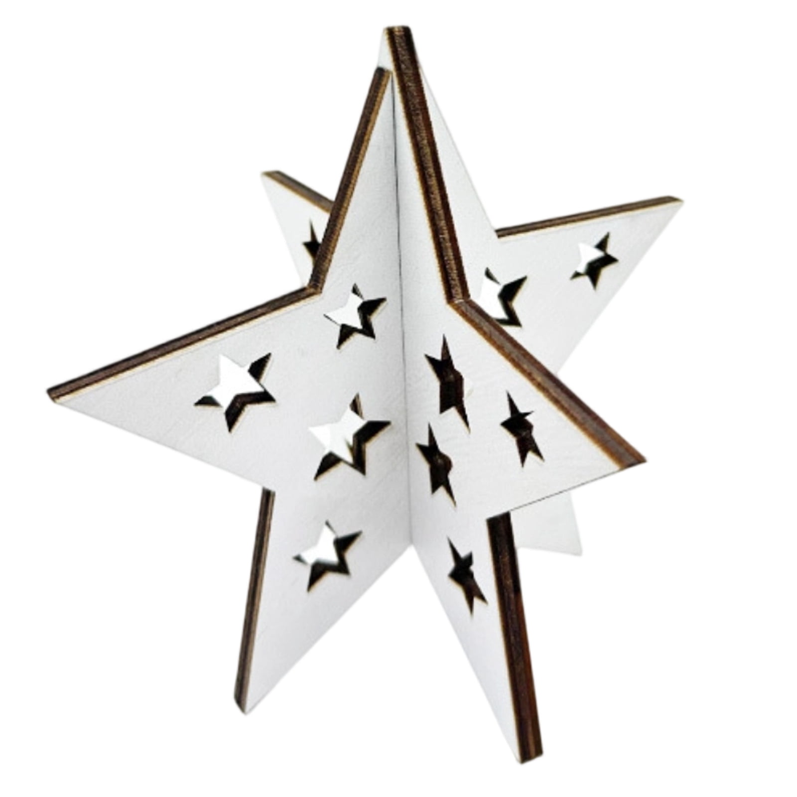 4th of July Decorations Wooden Stars,Red White Blue Patriotic Decor ...