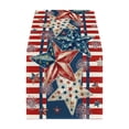 4th of July Decorative Tablecloth and Table Runner Set, Patriotic Table ...